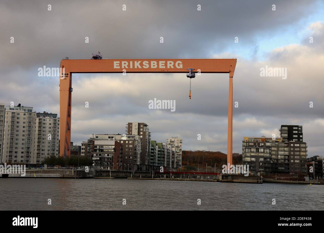 Eriksberg Crane in Gothenburg Stock Photo - Alamy
