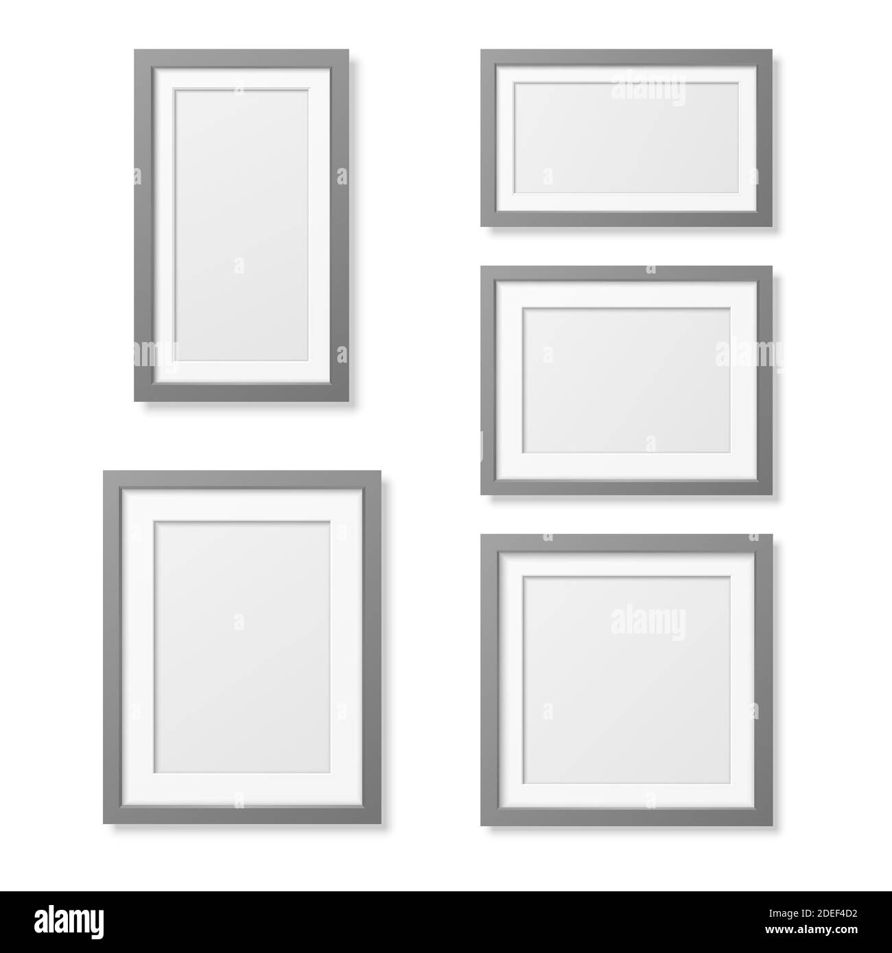 Vector 3D Reaistic Wooden or Plastic Simple Modern Minimalistic Gray ...