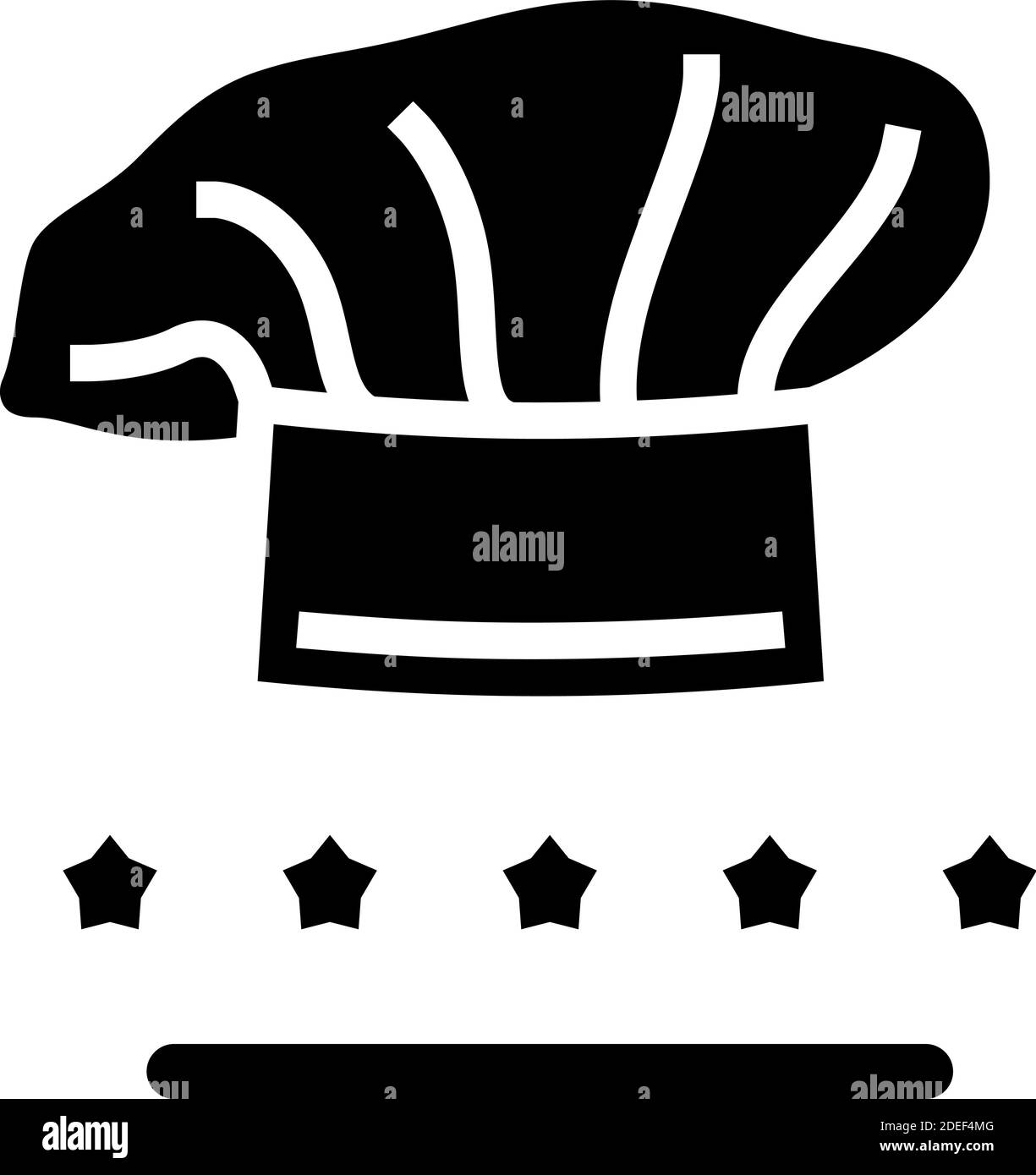 cook chef review glyph icon vector illustration Stock Vector Image ...