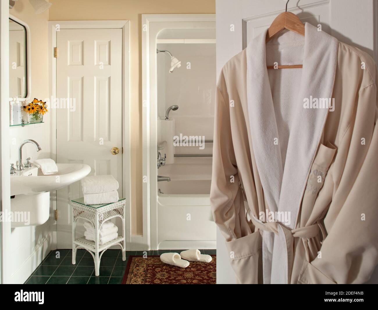 Robe slippers hi-res stock photography and images - Alamy