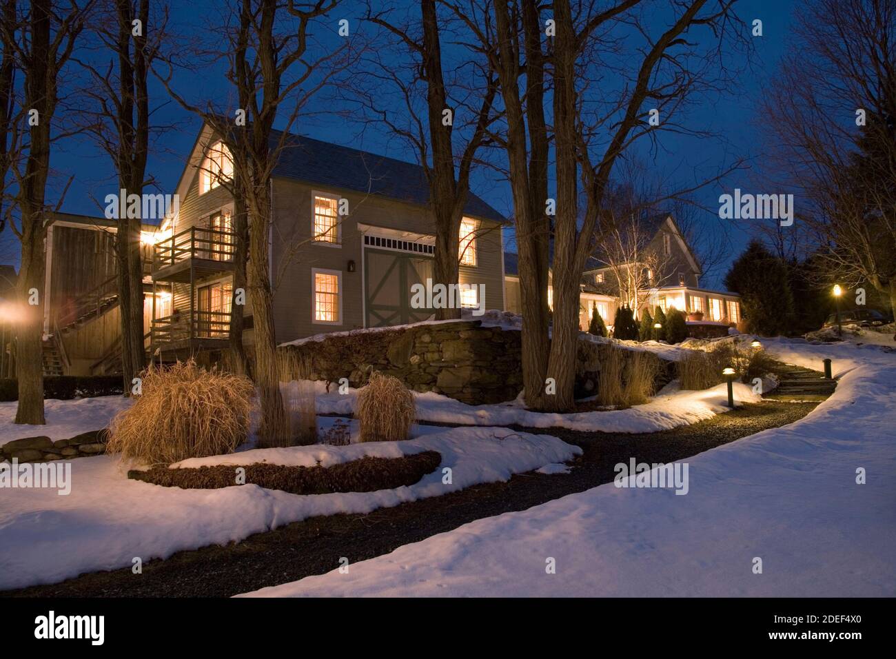 Converted Barn Country Inn Stock Photo - Alamy