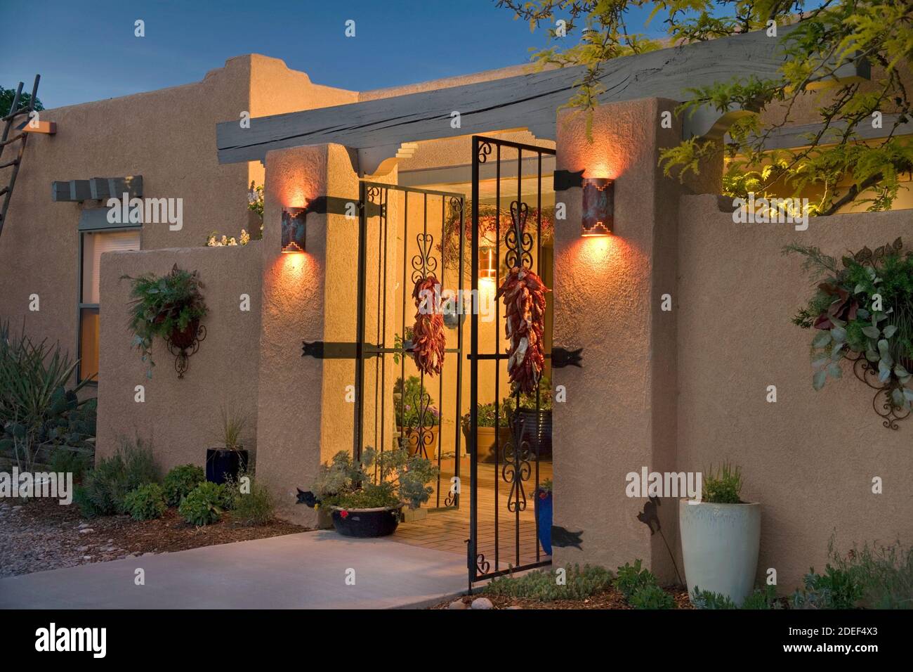 Adobe Home Exterior Stock Photo - Alamy