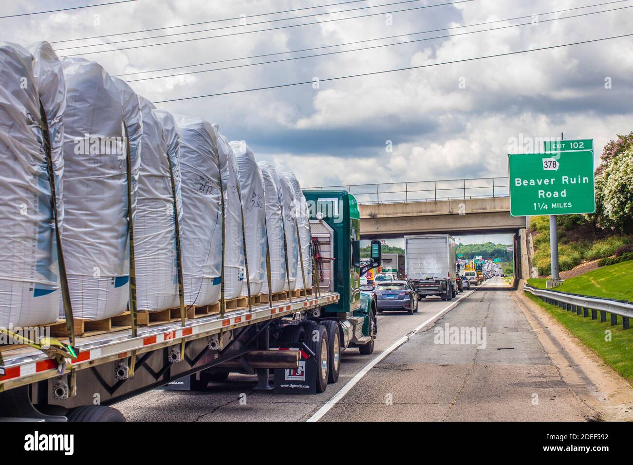 Atlanta traffic jam hi-res stock photography and images - Alamy