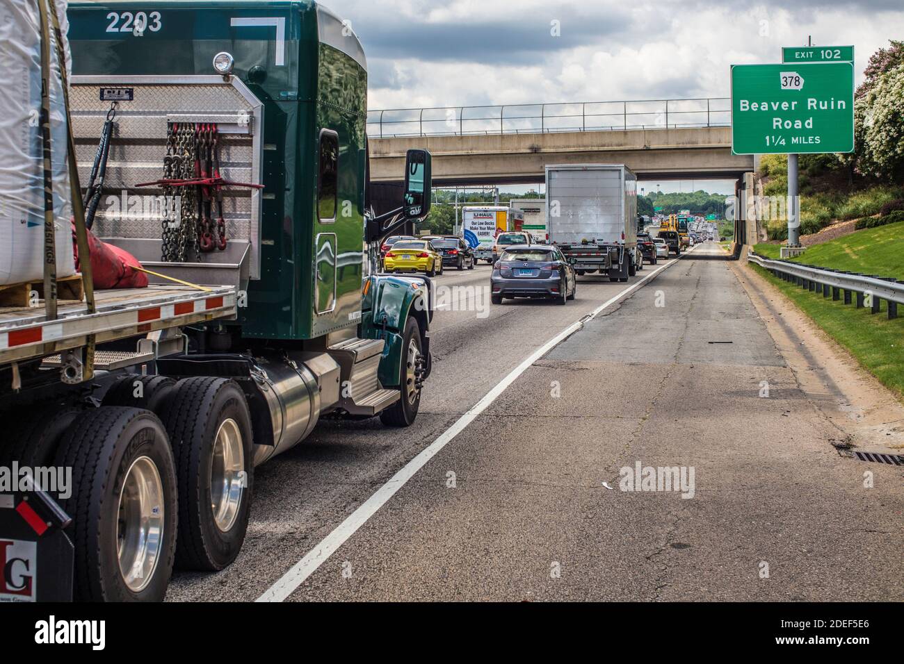 Atlanta traffic jam hi-res stock photography and images - Alamy