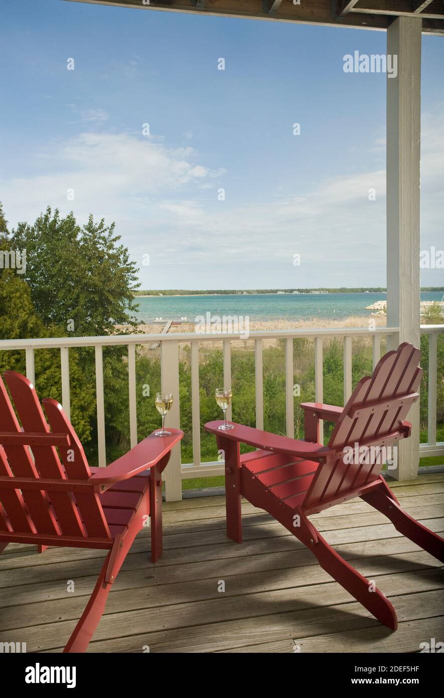 Door County View Stock Photo - Alamy