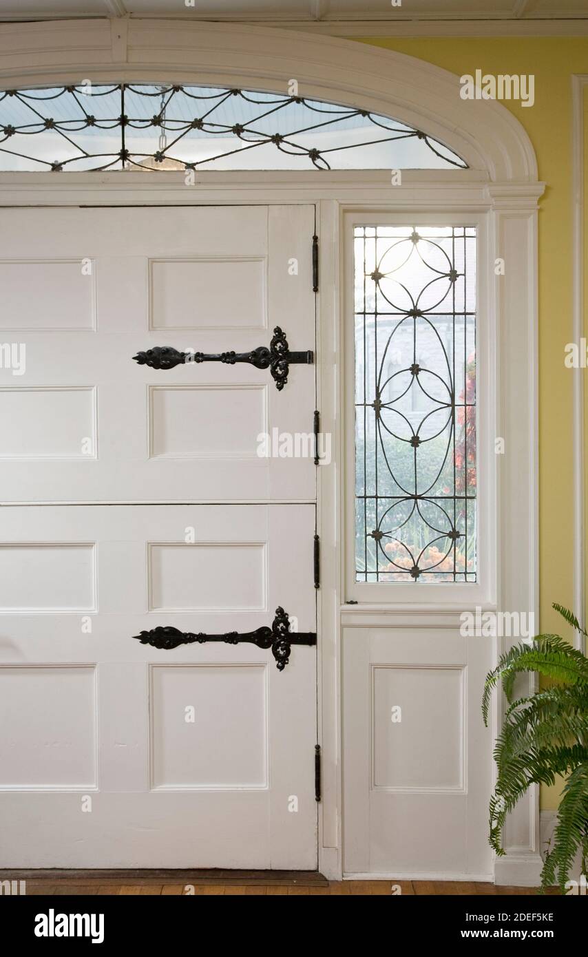 Interior front door Stock Photo - Alamy