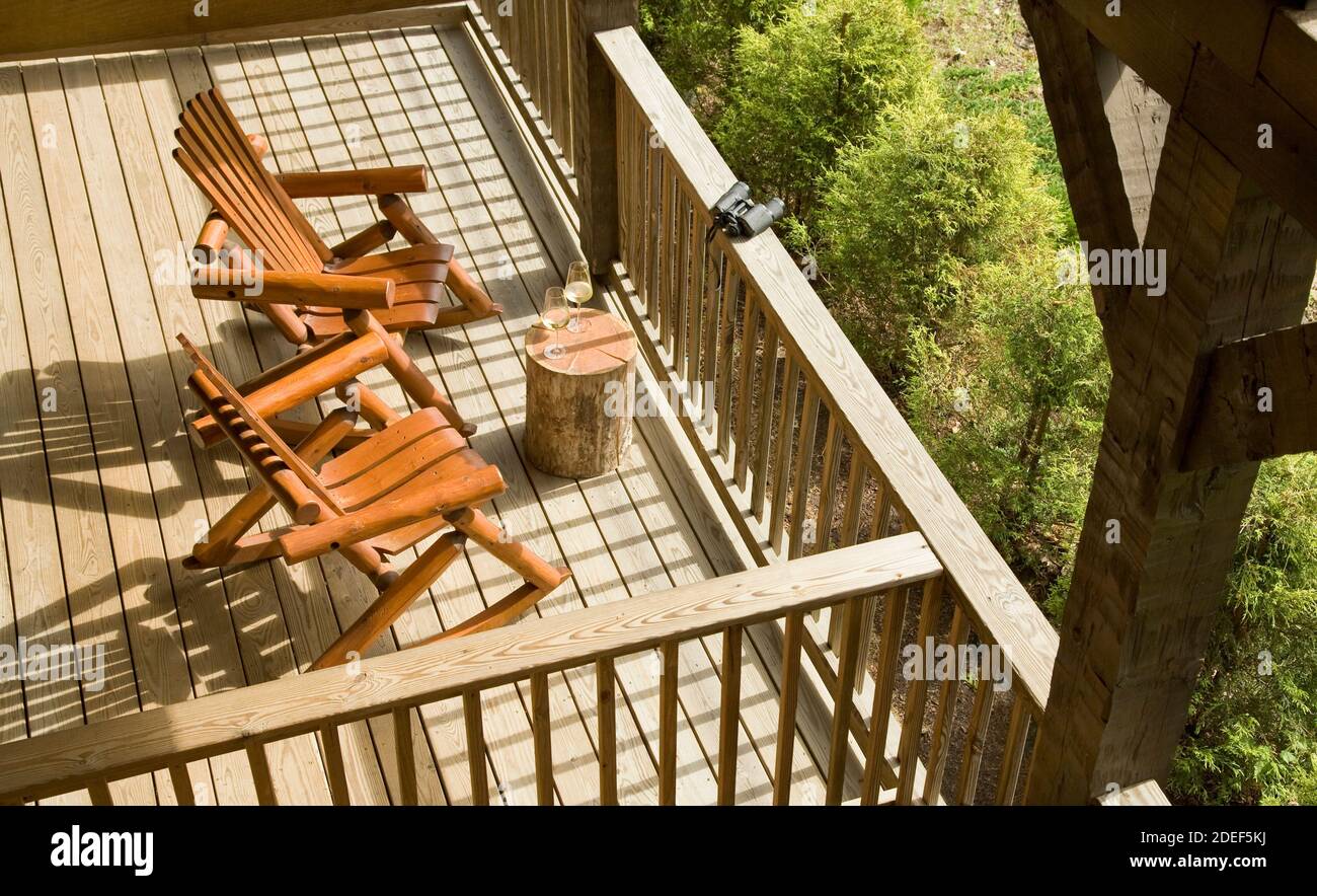 deck on home Stock Photo - Alamy