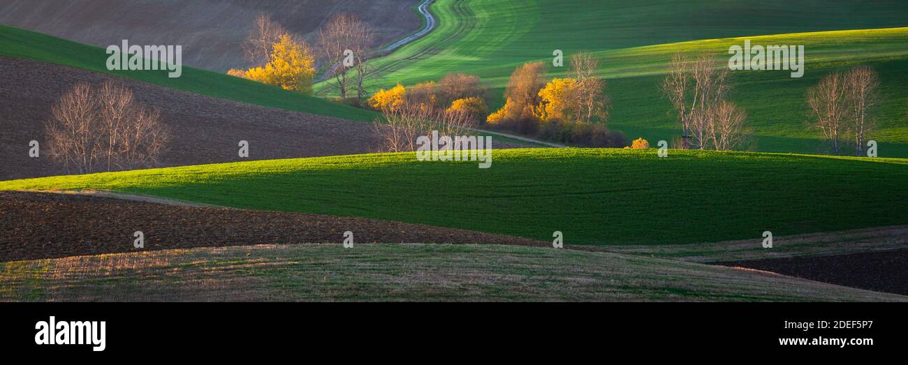 Rural landscape of Turiec region in northern Slovakia Stock Photo - Alamy