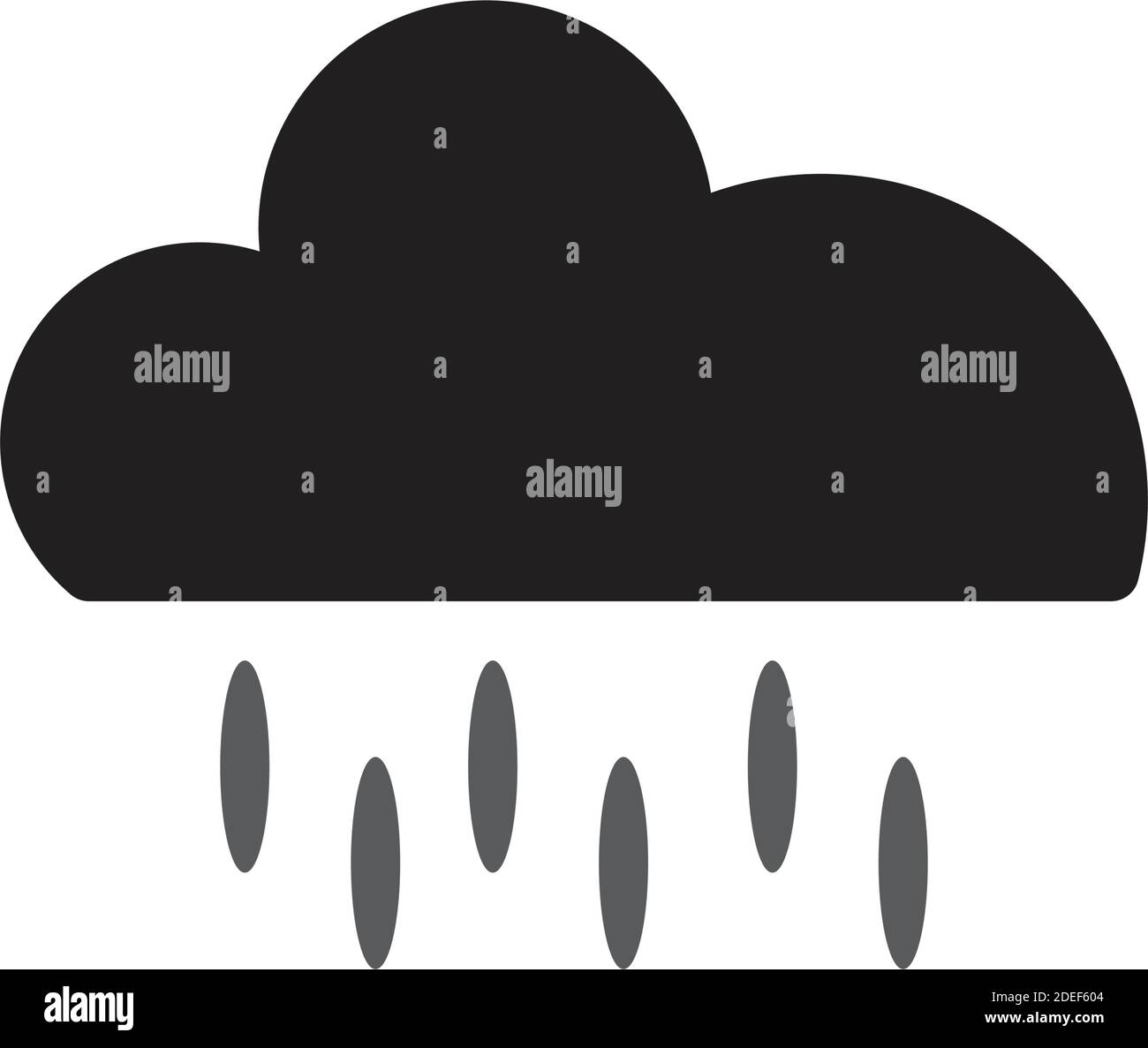 Rain cloud vector illustration design Stock Vector Image & Art - Alamy