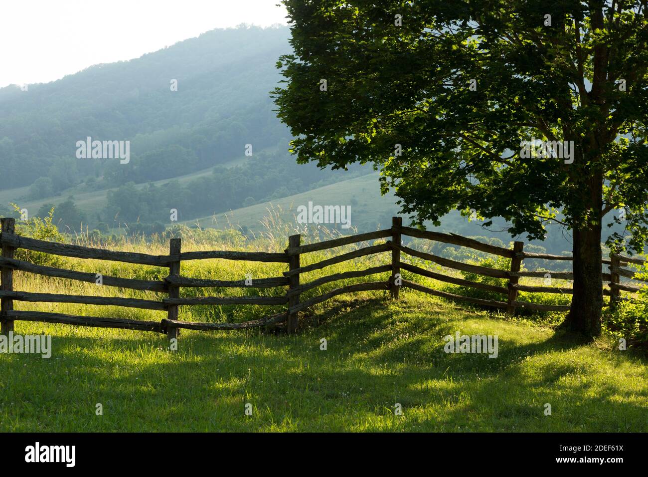 Farmland near Hot Springs, Bath Country, Virginia, USA Stock Photo - Alamy