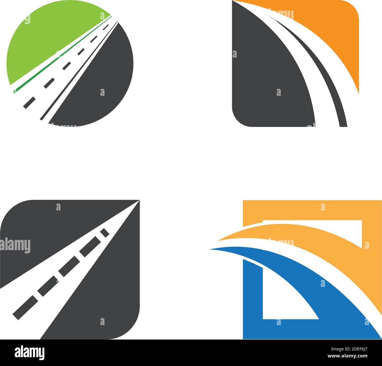 way logo vector template illustration Stock Vector Image & Art - Alamy