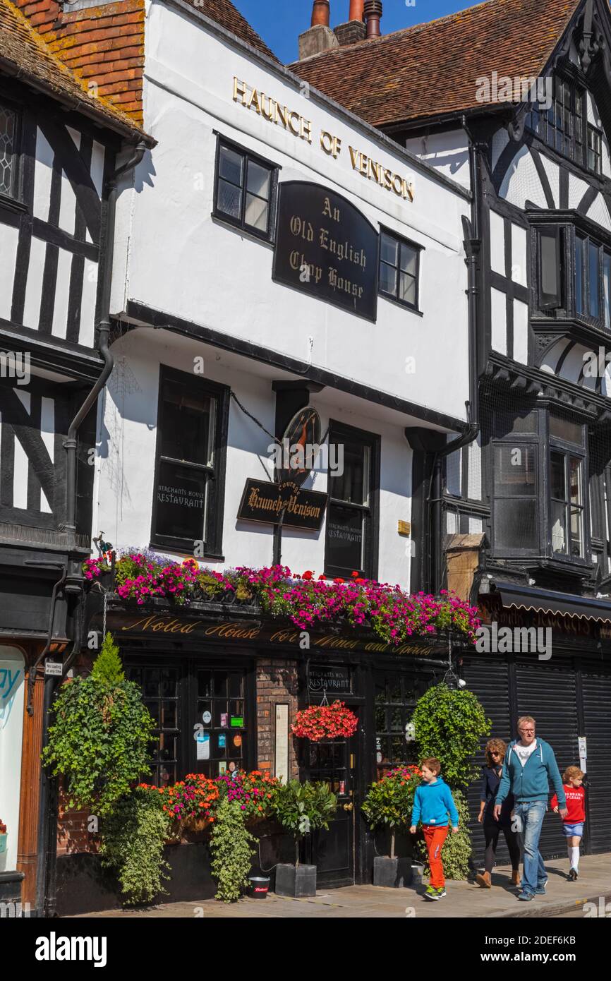 The haunch of venison merchants house restaurant hi-res stock ...