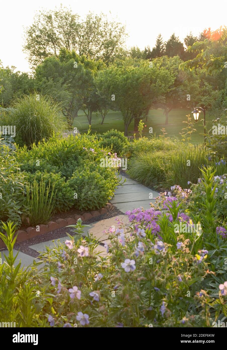 Garden Path in Virginia Stock Photo - Alamy