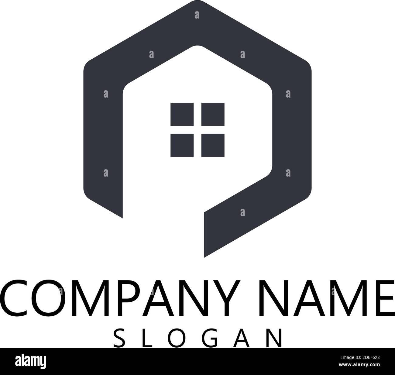 Property Logo Vector Template Real Estate Stock Vector Image & Art - Alamy