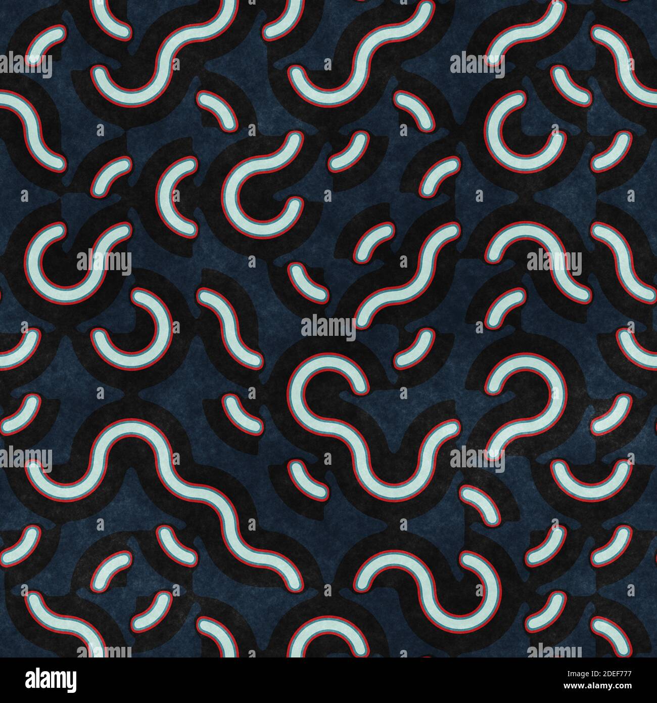 Red and navy textured urban seamless pattern Stock Photo - Alamy