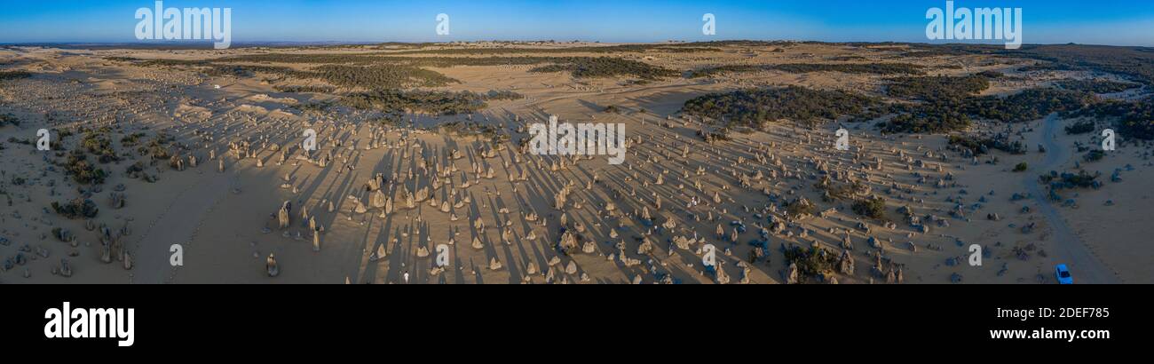 Sunset over the Pinnacles desert in Australia Stock Photo - Alamy