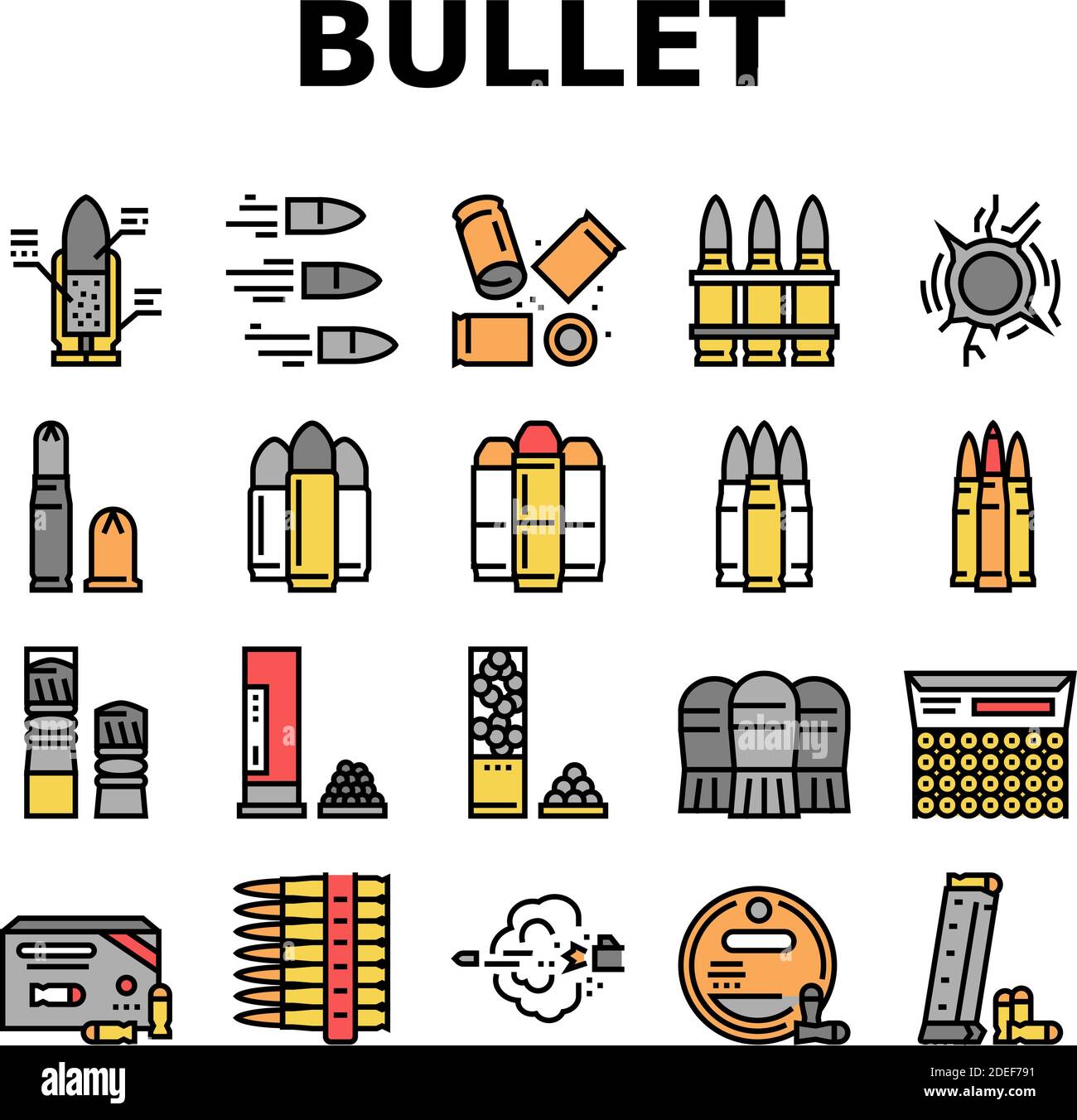 Piercing ammunition Cut Out Stock Images & Pictures - Alamy