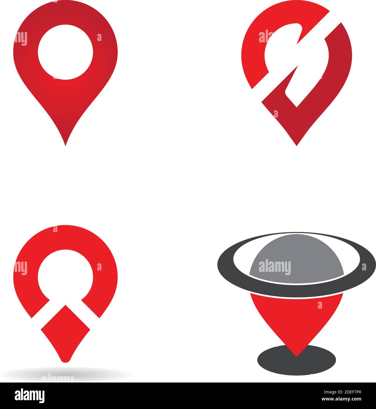 Location point Logo vector template Stock Vector Image & Art - Alamy