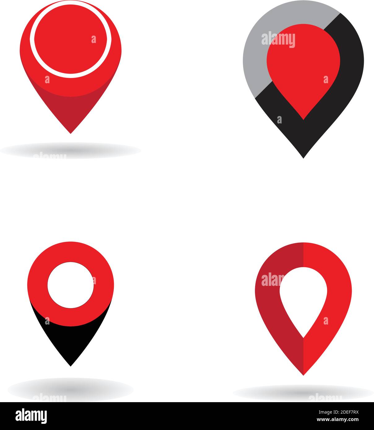 Location point Logo vector template Stock Vector Image & Art - Alamy