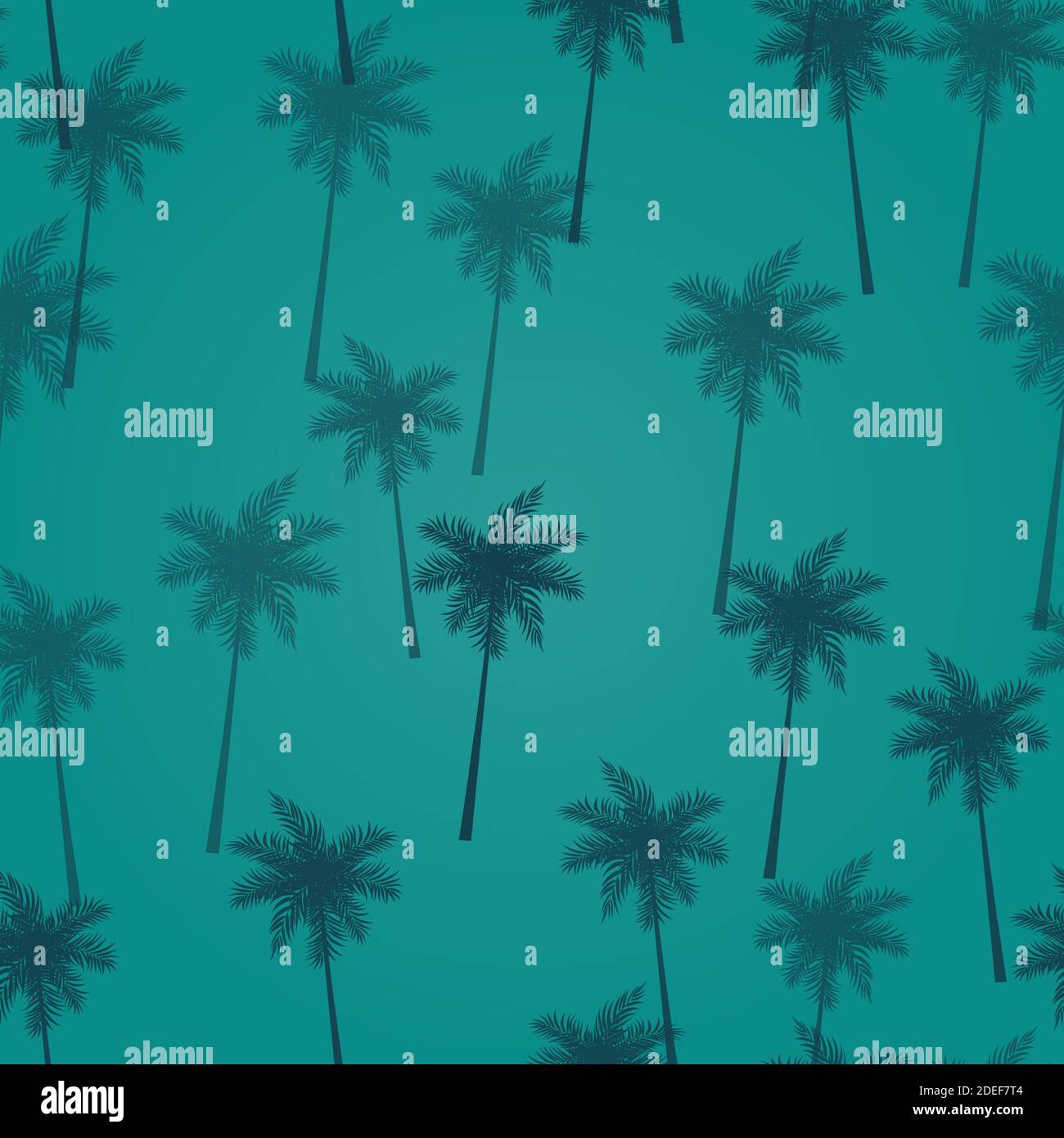 Tropical Palm Leaves Seamless Pattern Background. Vector Illustration ...