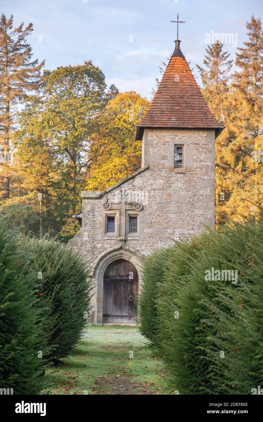 The small Chapel in Brompton cemetery. Brompton-by-sawdon, designed by ...