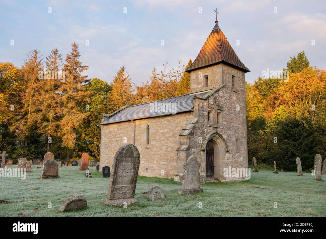 The small Chapel in Brompton cemetery. Brompton-by-sawdon, designed by ...