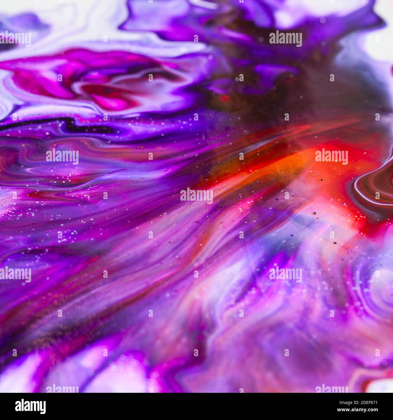 Colorful abstract background with fluid paint Stock Photo - Alamy