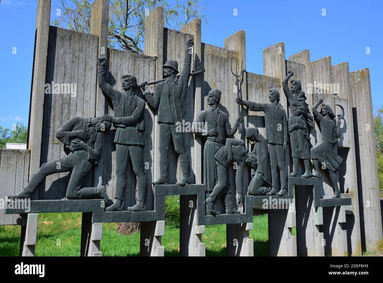 Monument to the 1891 Agrarian Socialist Rebellion, Battonya, Békés ...