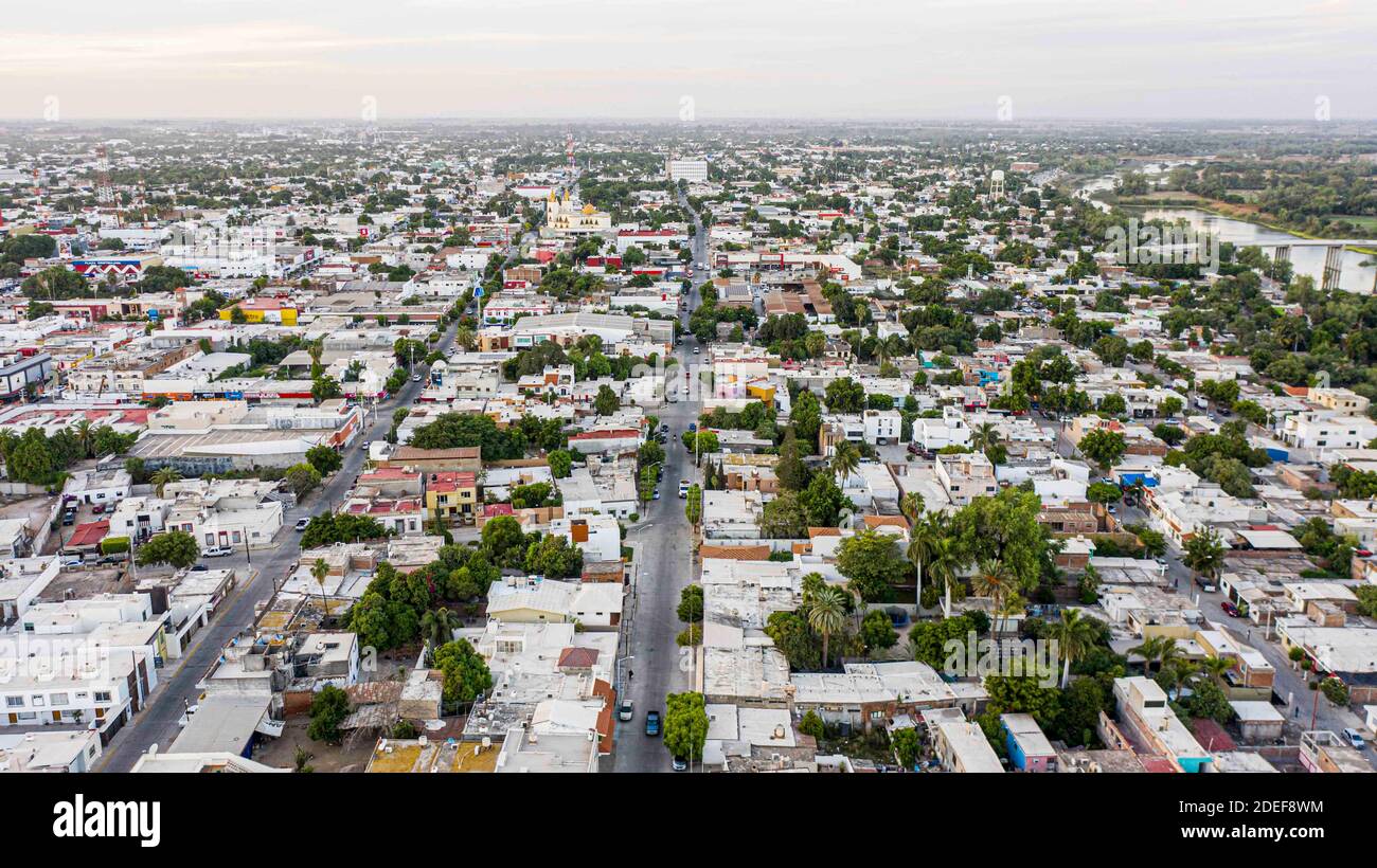 Guasave, Sinaloa, Mexico. Aerial view. (Photo by Luis Gutierrez / Norte ...