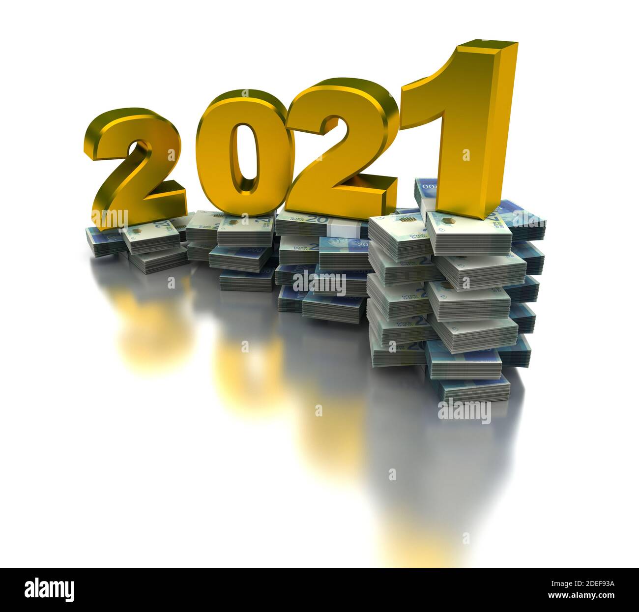 Growing Israel Economy 2021 (isolated on white background Stock Photo ...