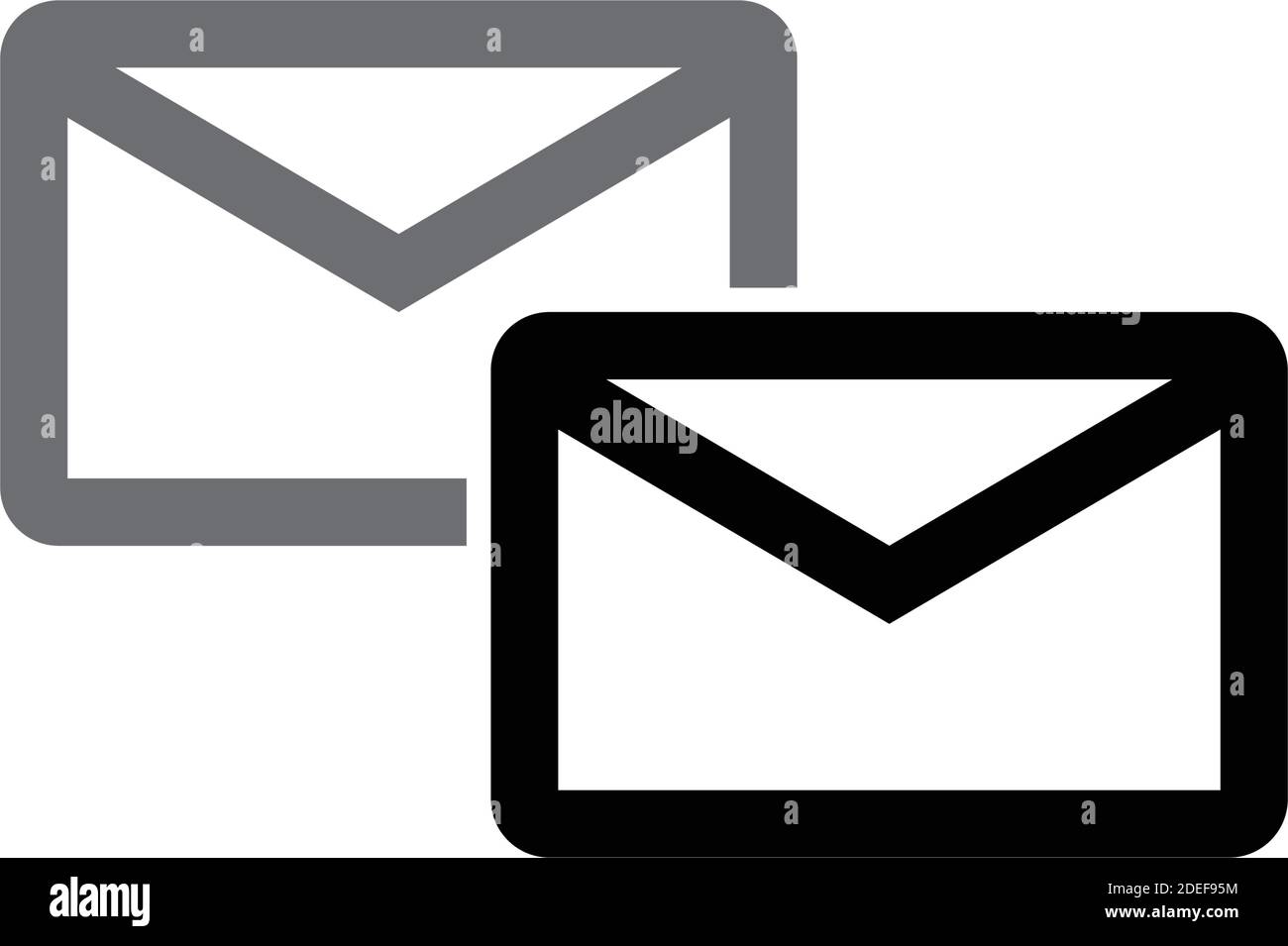 Mail logo vector template icon Stock Vector Image & Art - Alamy