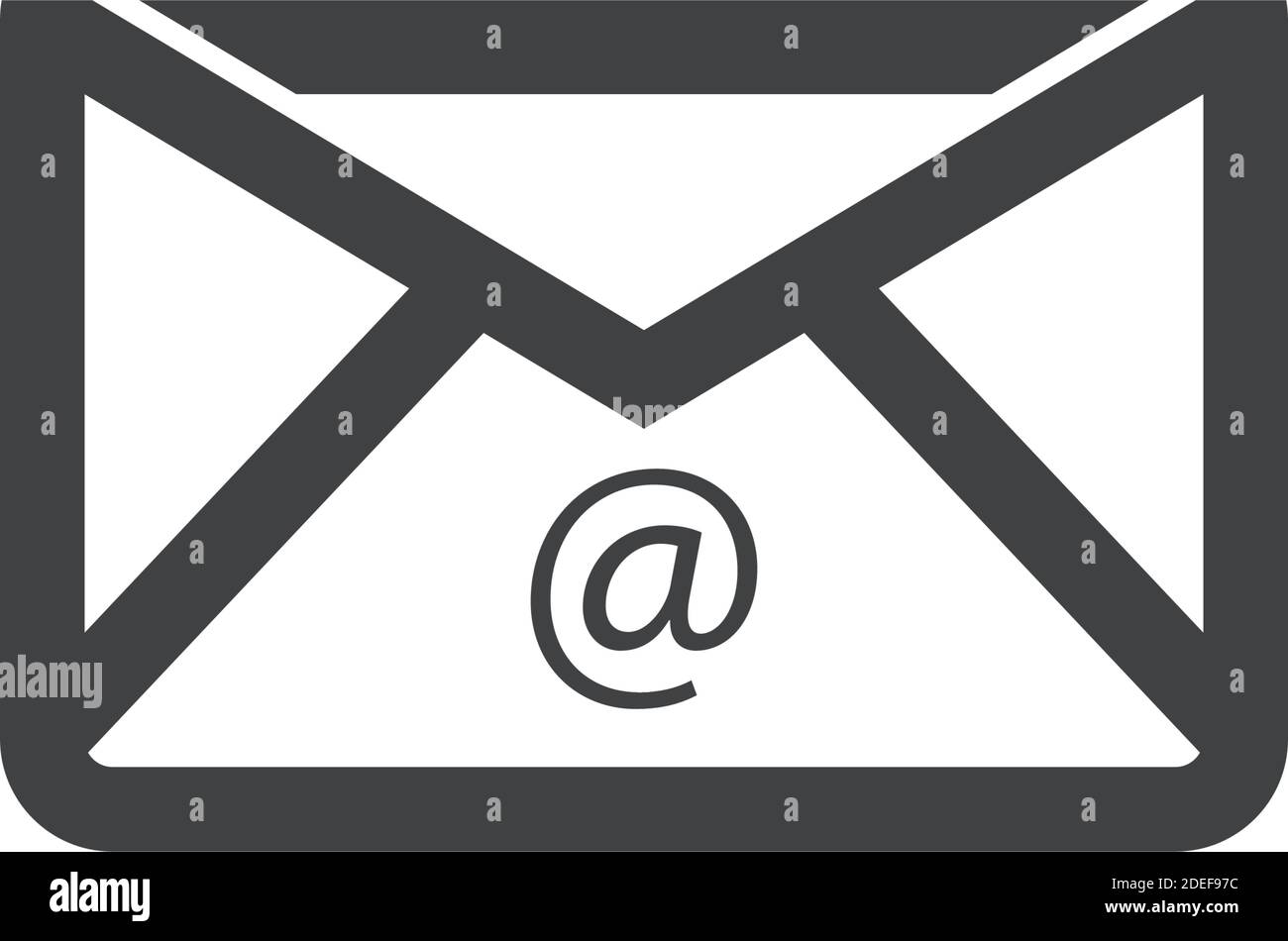 Mail logo vector template icon Stock Vector Image & Art - Alamy