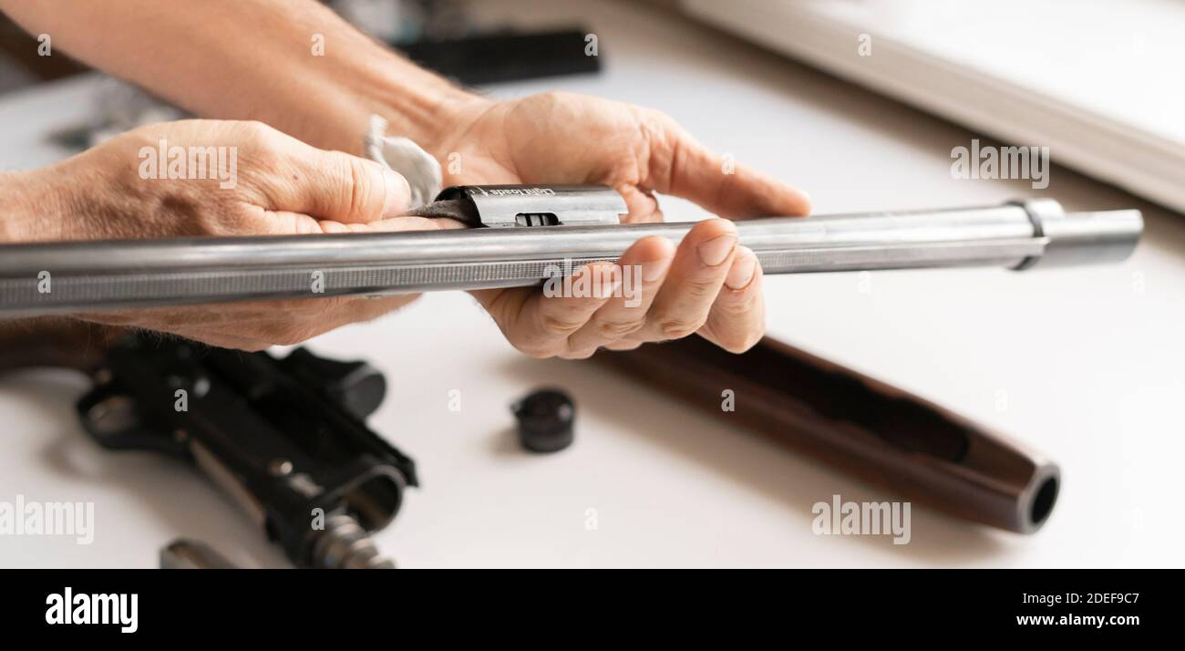 Rifle parts hi-res stock photography and images - Alamy