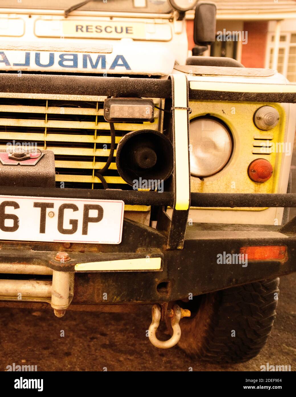 Land Rover Defender Front Winch High Resolution Stock Photography and ...