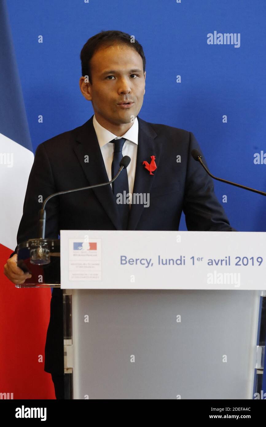 Secretary of State for Digital Affairs Cedric O in his Ministry of ...