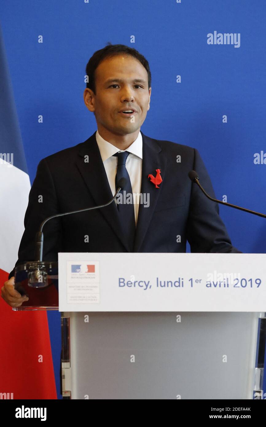 Secretary of State for Digital Affairs Cedric O in his Ministry of ...