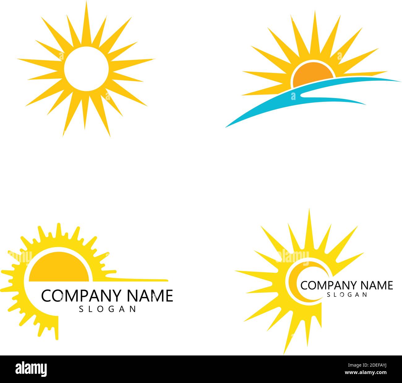 sun illustration logo vector icon template Stock Vector Image & Art - Alamy
