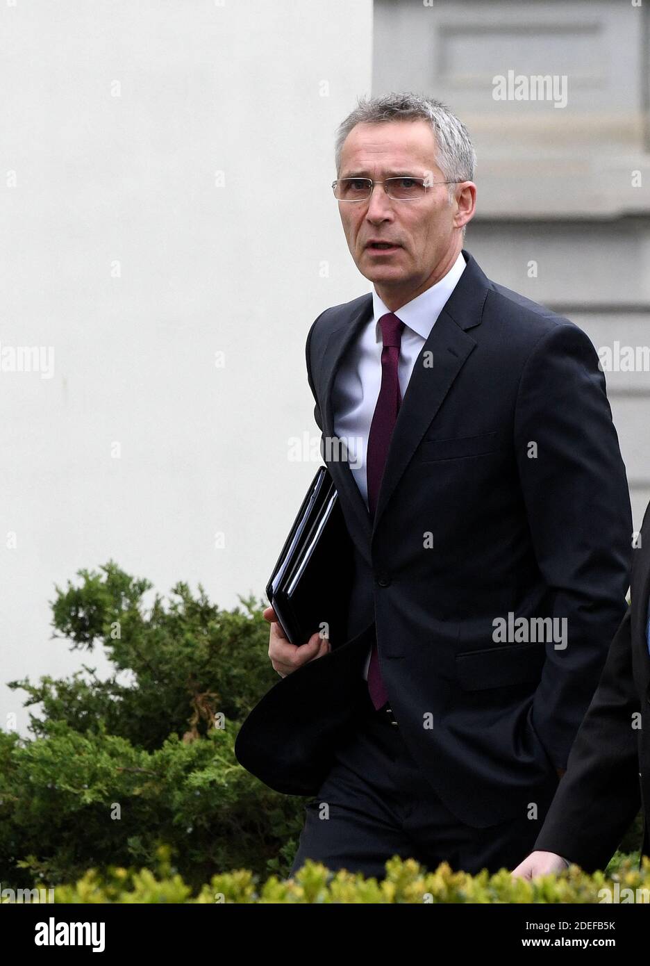 Nato secretary general mr jens stoltenberg hi-res stock photography and ...