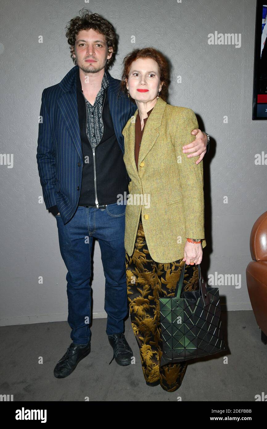 Niels Schneider and Lou Jeunet attend the Curiosa premiere at Cinema ...