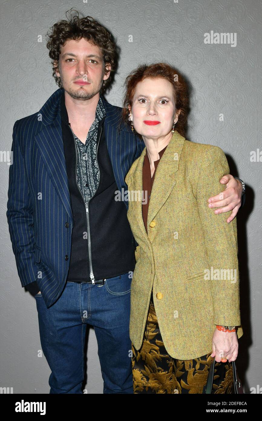 Niels Schneider and Lou Jeunet attend the Curiosa premiere at Cinema ...