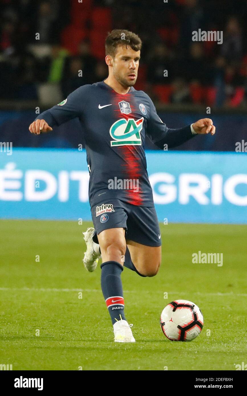 PSG's Juan Bernat during the French Cup semi-final Paris Saint-Germain ...