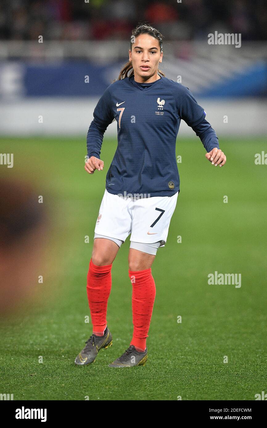 Amel Majri of France in action during the Women's International ...