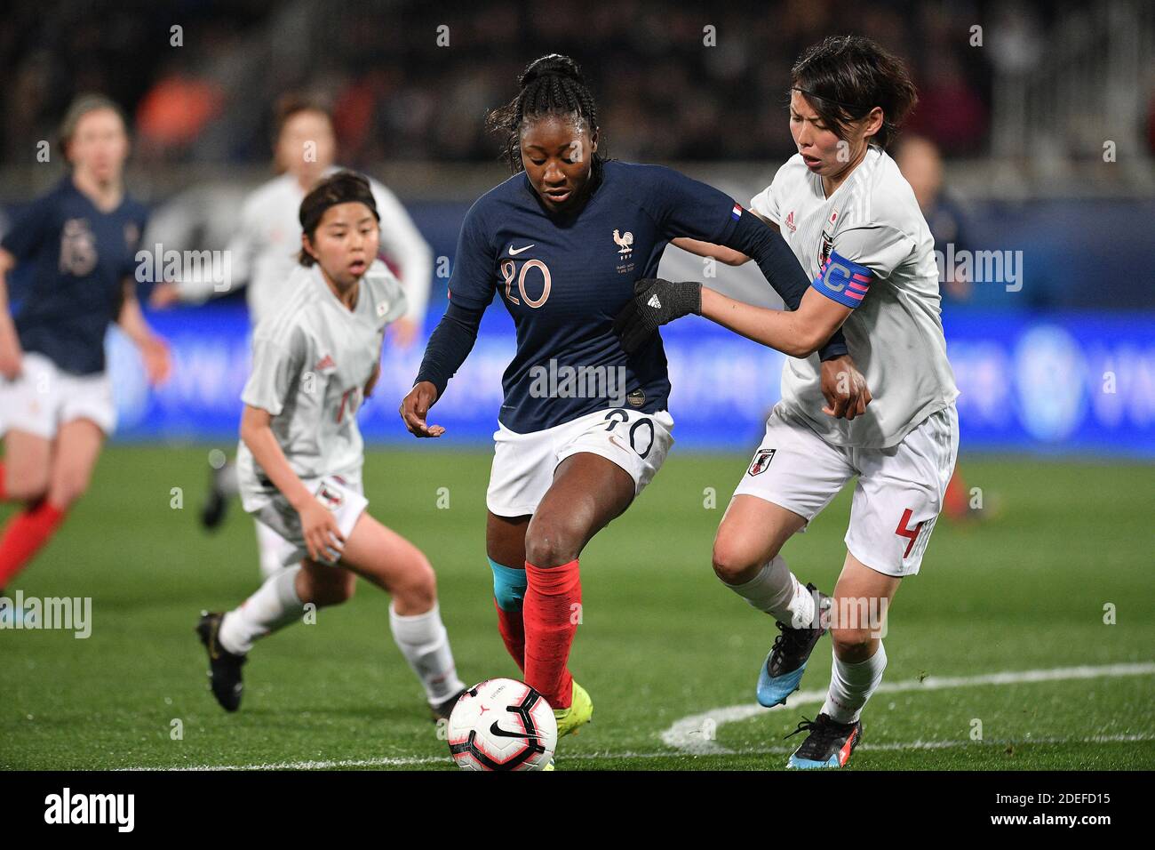 Kadidiatou Diani of France in action during the Women's International ...