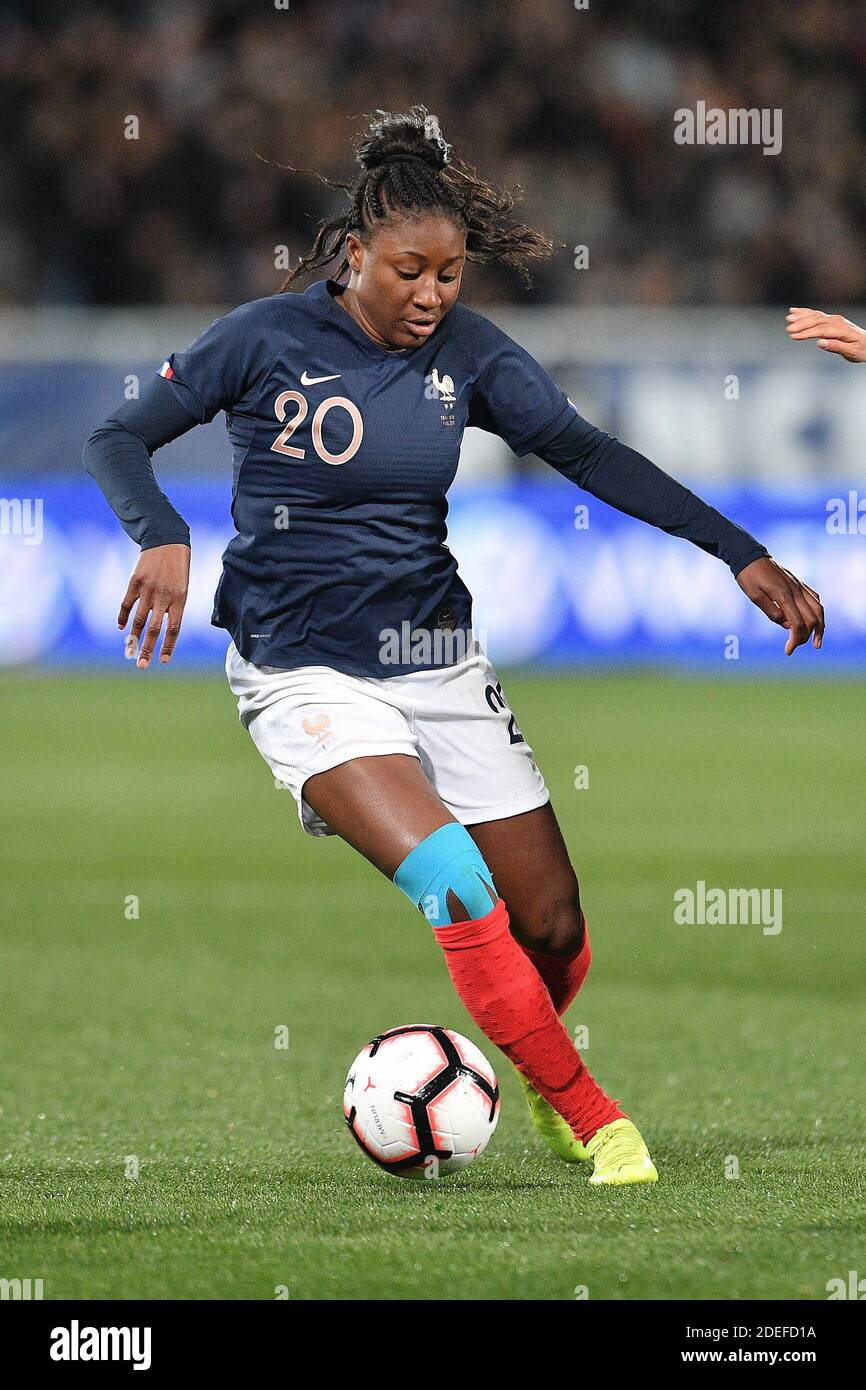 Kadidiatou Diani of France in action during the Women's International ...
