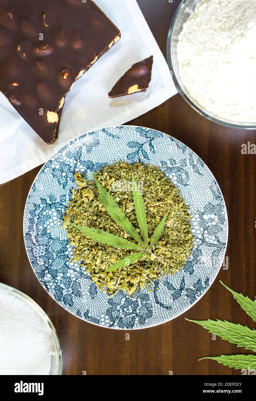 Cooking with cannabis: marijuana and different ingredients like ...