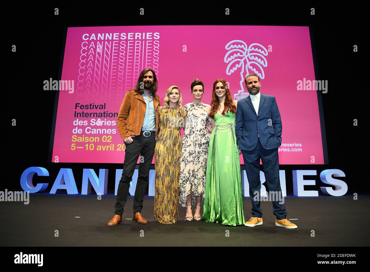 (L-R) Jury's members Miriam Leone, Robin Coudert, Katheryn Winnick ...