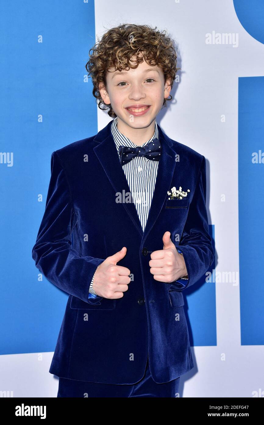 Tucker Meek attends the premiere of Universal Pictures 'Little' at ...