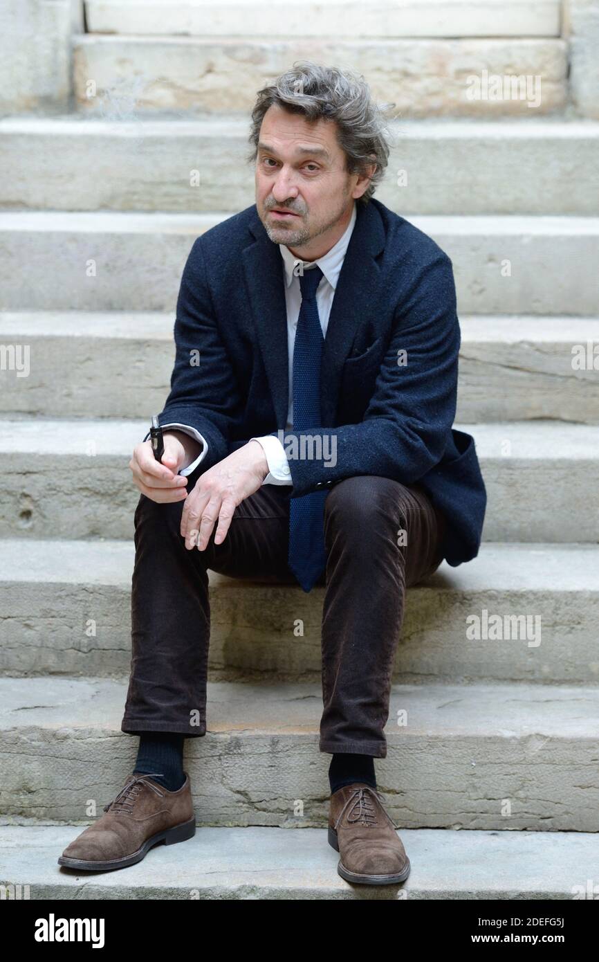 Exclusive. Louis-Do de Lencquesaing attending a photo session during ...