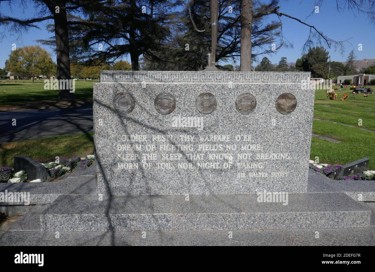 North Hollywood, California, USA 30th November 2020 A general view of ...