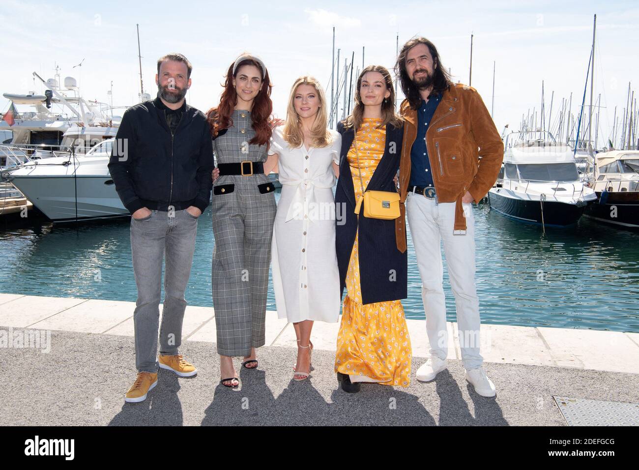(L-R) Jury president, Baran Bo Odar, jury menbers Miriam Leone ...